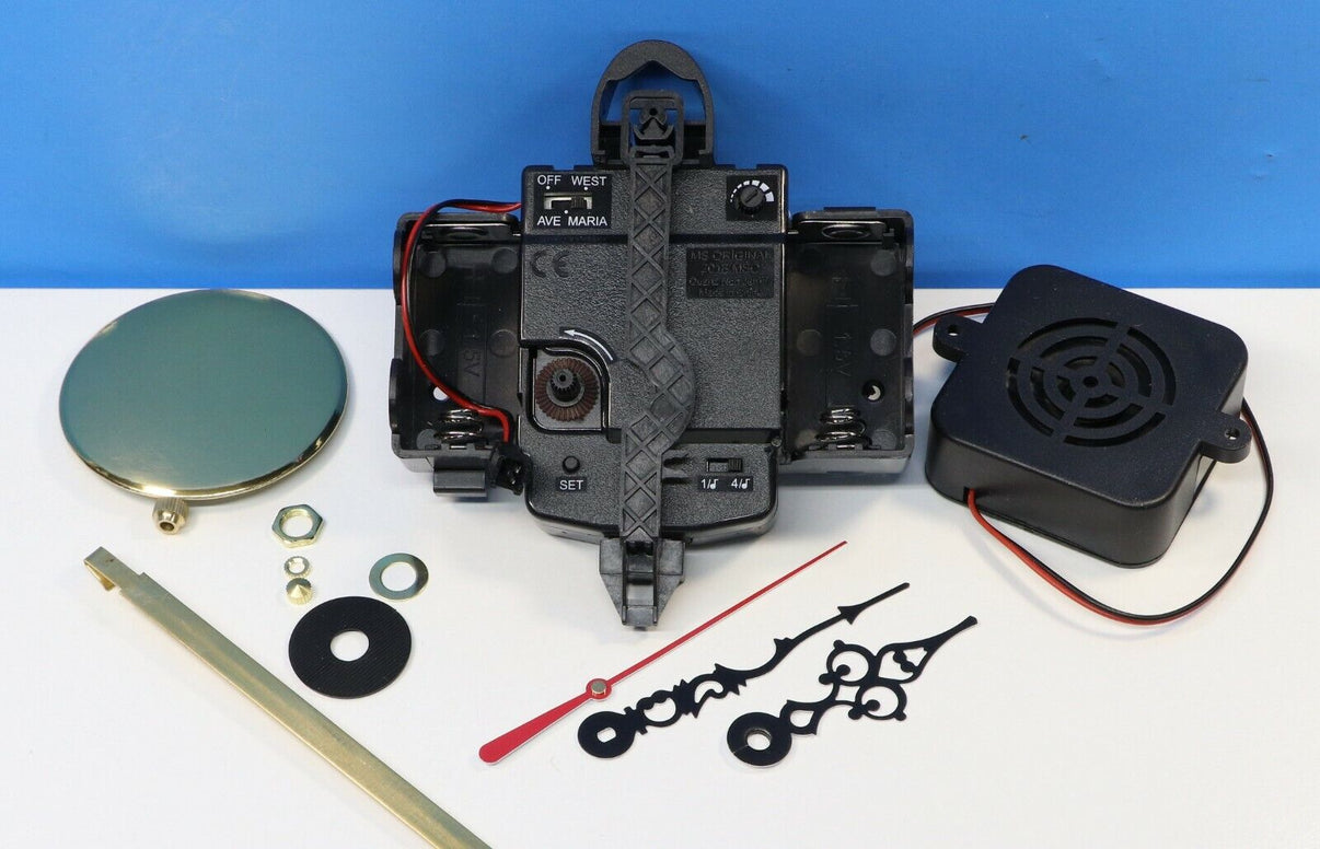 Westminster Chime Quartz Clock Movement Pendulum Ave Maria Bell ...