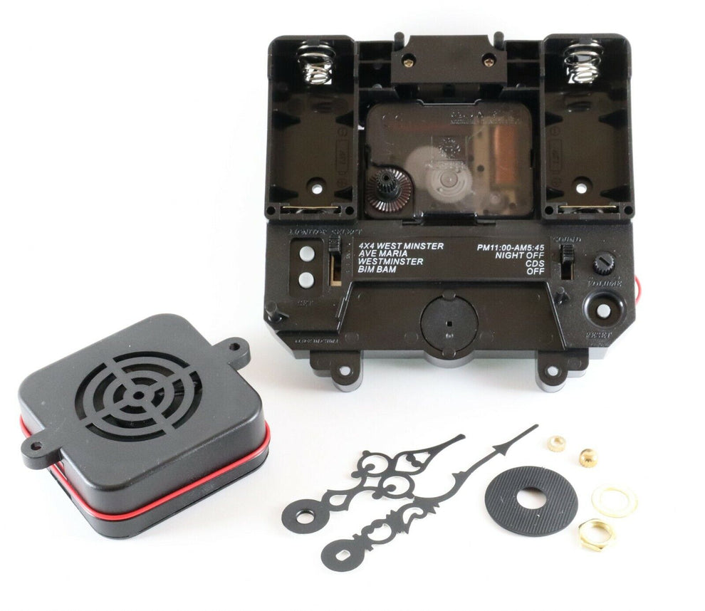 Triple Chime Quartz Mantel Clock Movement Tubular Bell Sound – Krieger ...
